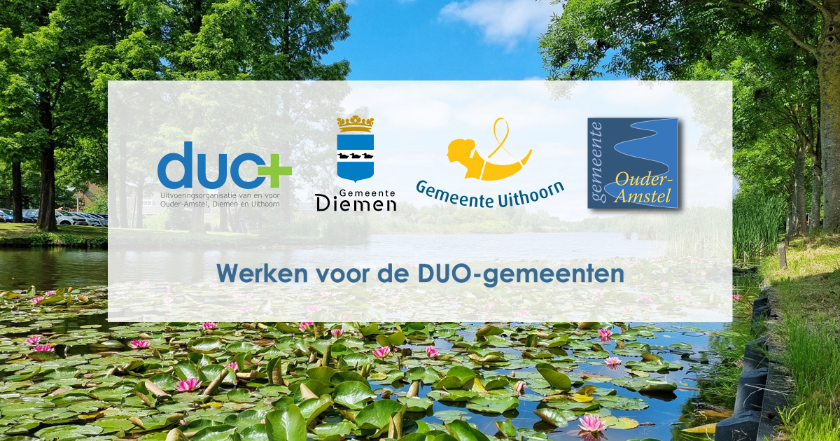 Werken voor de DUO-gemeenten